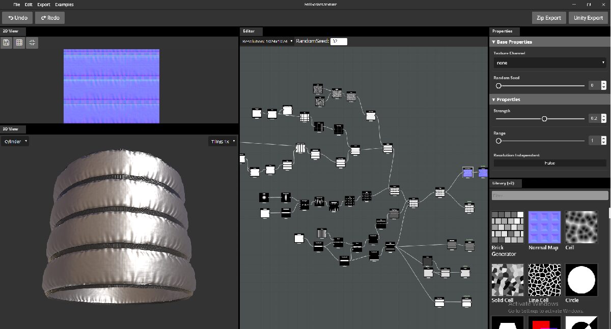 【TextureLab】ノードベースのテクスチャ作成ツール TextureLab v0.3.3が公開中! 使ってみた | CG JOURNAL