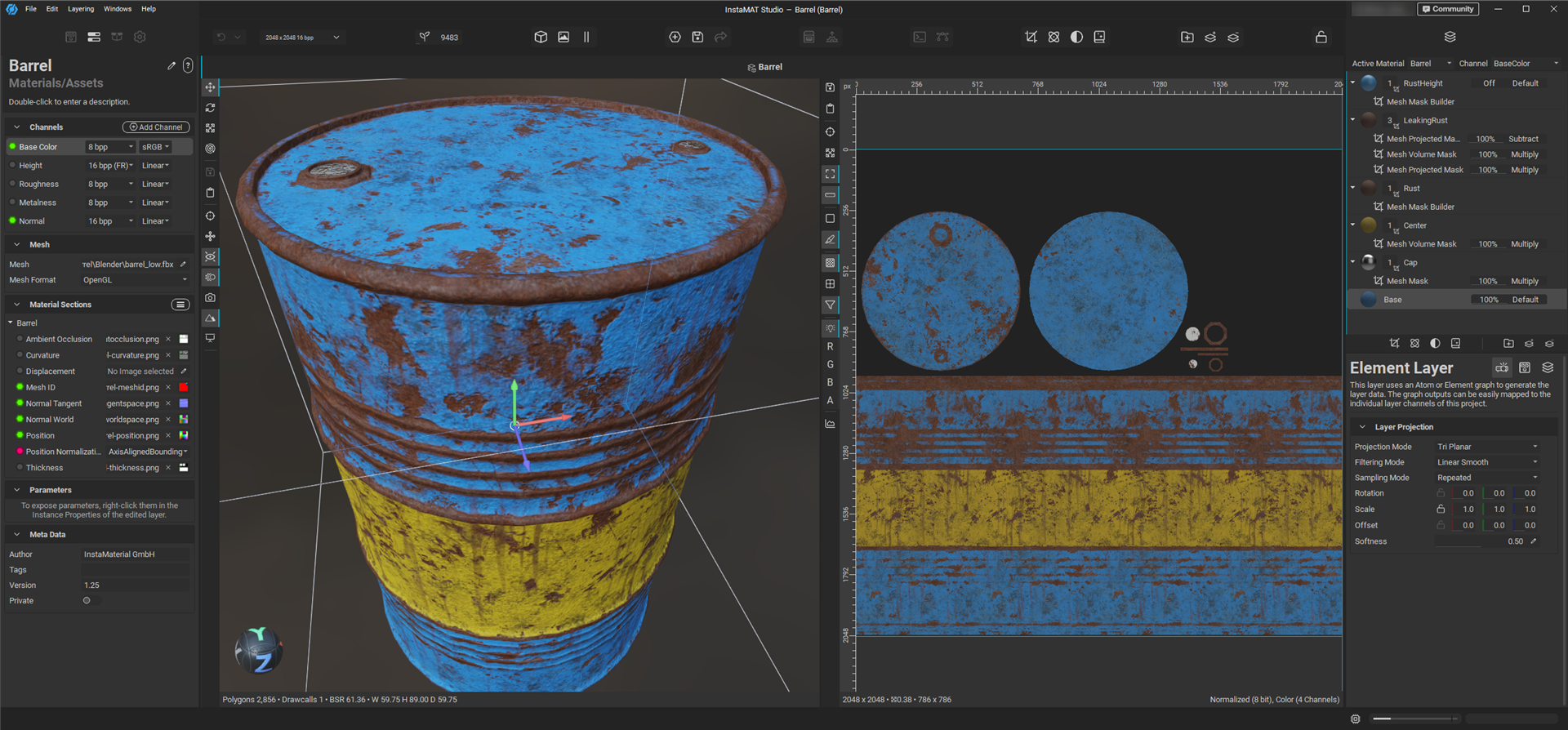 【InstaMAT】サブスタンスペインターライクなLayeringモードの基本的な使い方 | CG JOURNAL