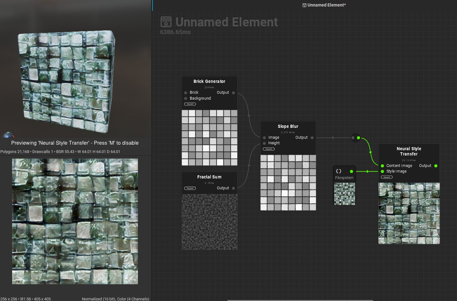 【InstaMAT】Elementグラフでシンプルなタイルのマテリアルを作ってみた | CG JOURNAL