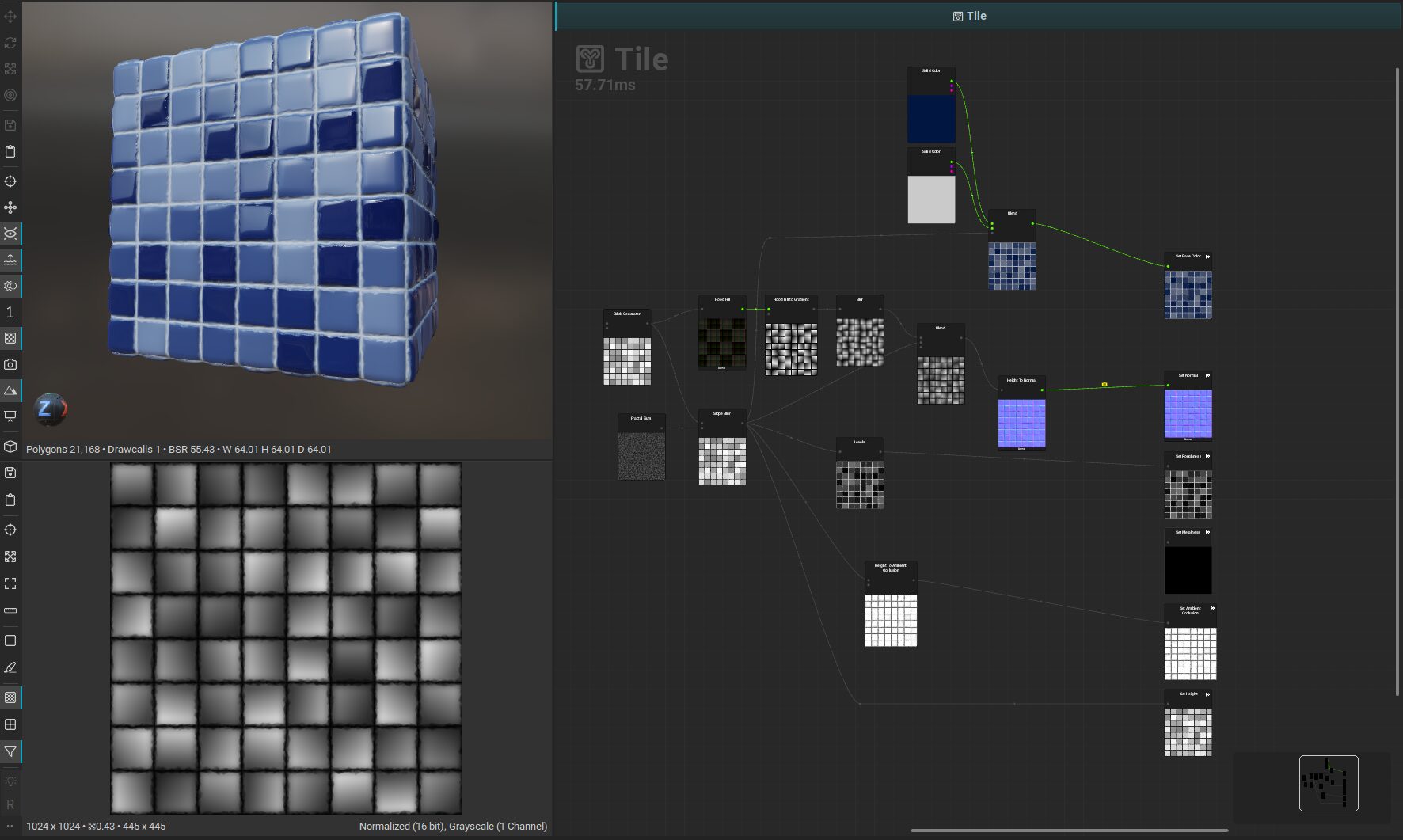 【InstaMAT】Elementグラフでシンプルなタイルのマテリアルを作ってみた | CG JOURNAL